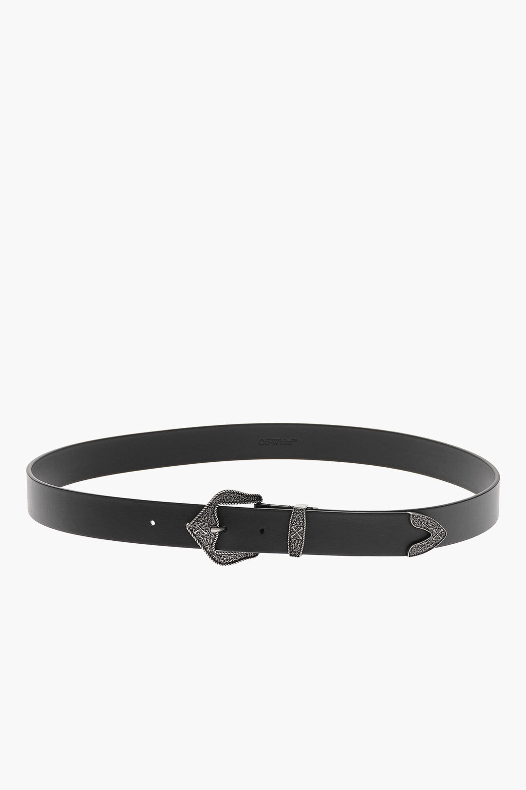 Off-White Leather WESTERN ARROW Belt 30mm men - Glamood Outlet