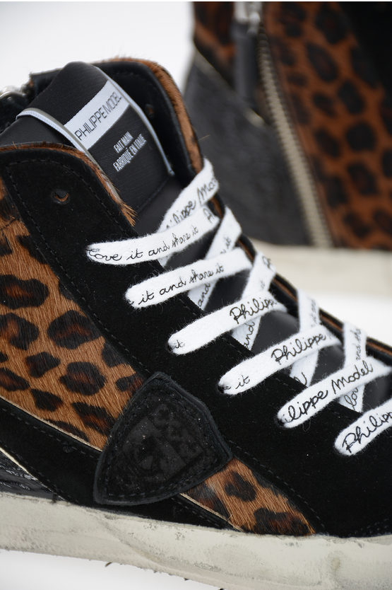 Philippe Model Paris Leopard Printed PARIS Sneakers women - Glamood Outlet