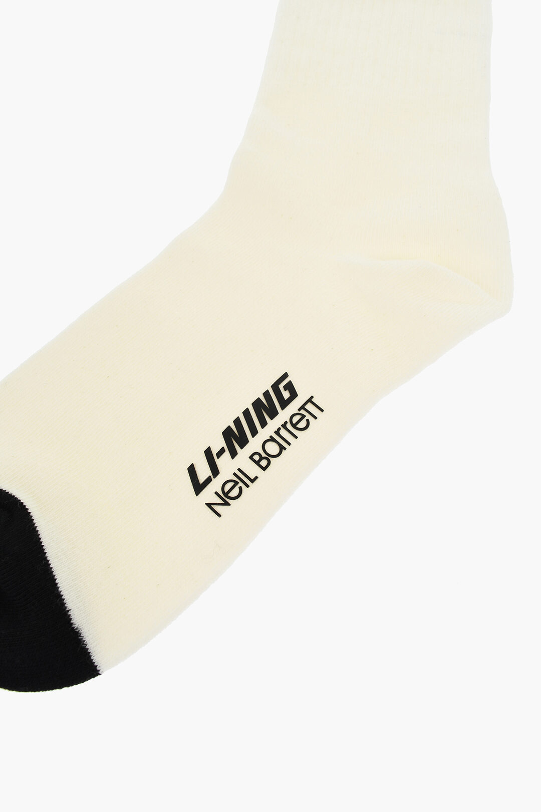 Neil Barrett LI-NING Two-Tone Socks with Printed Logo men - Glamood Outlet