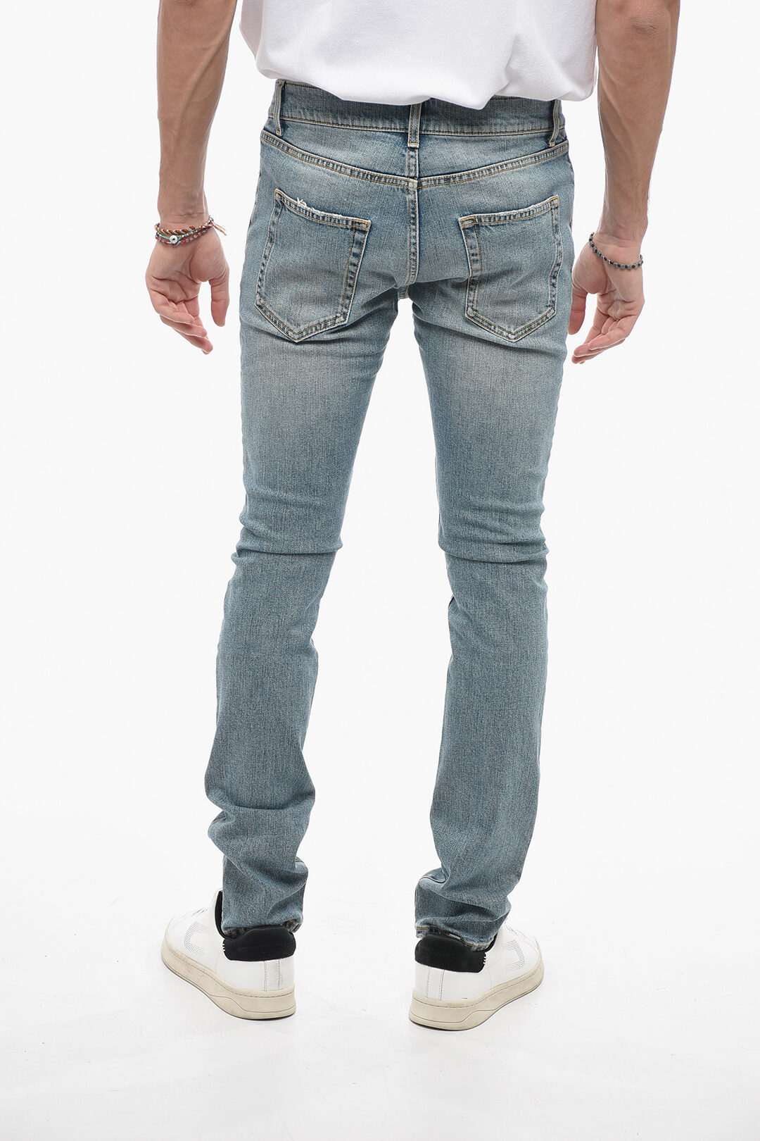 Saint Laurent Light-washed Skinny Denims men - Glamood Outlet