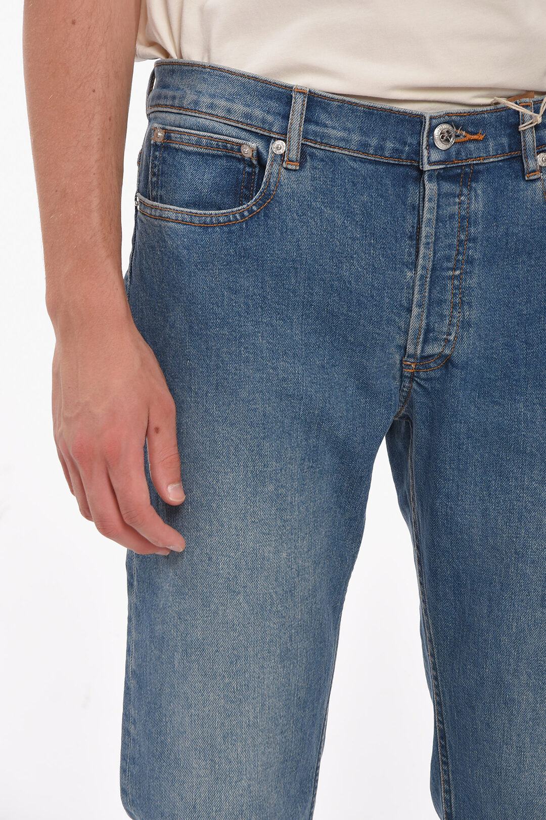 A.P.C. Light-washed Straight-leg Jeans men - Glamood Outlet