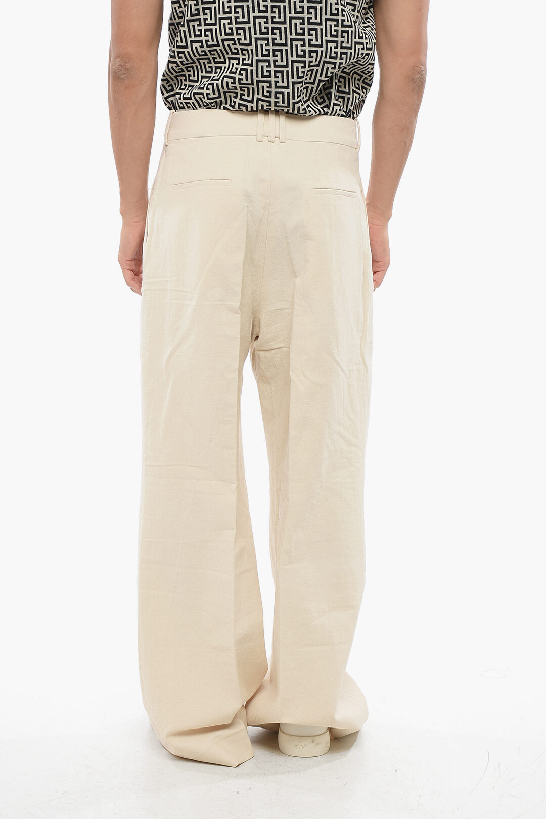 Balmain Lightweight Cotton Loose Fit Pants men - Glamood Outlet