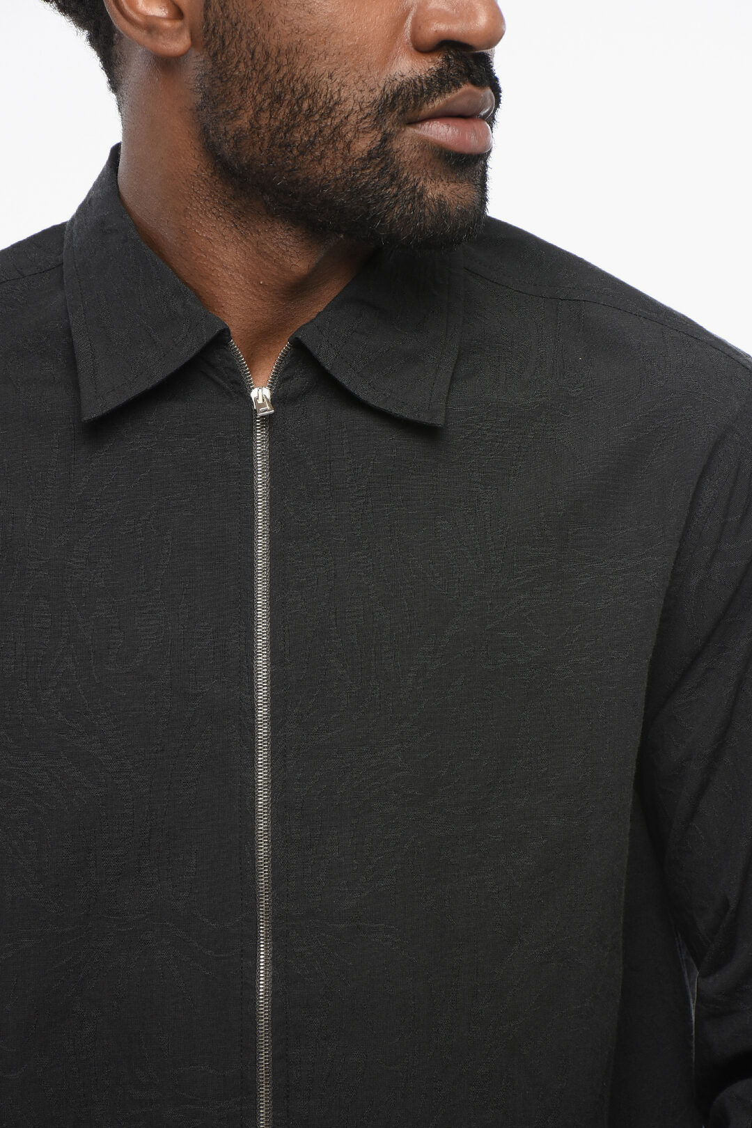 Airei Lightweight Cotton Overshirt with Zip Closure men - Glamood Outlet