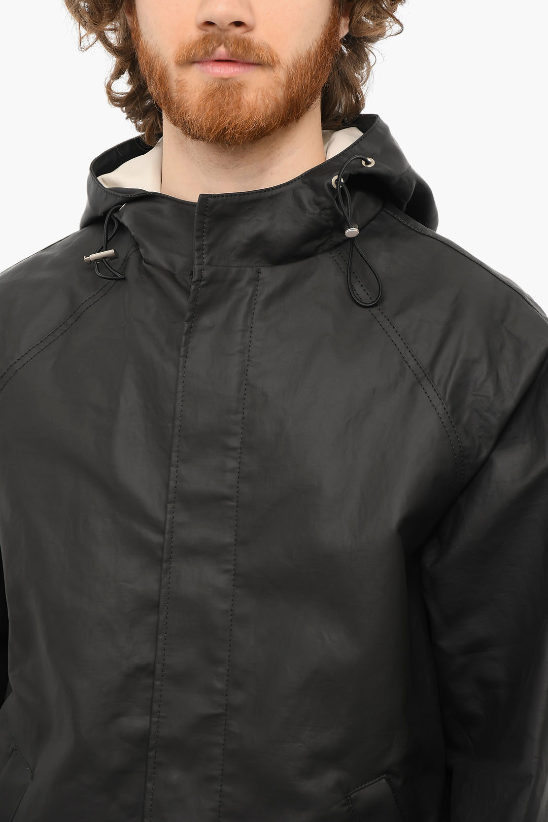 44 Label Group Lined Coat With Hood And Drawstrings men - Glamood Outlet