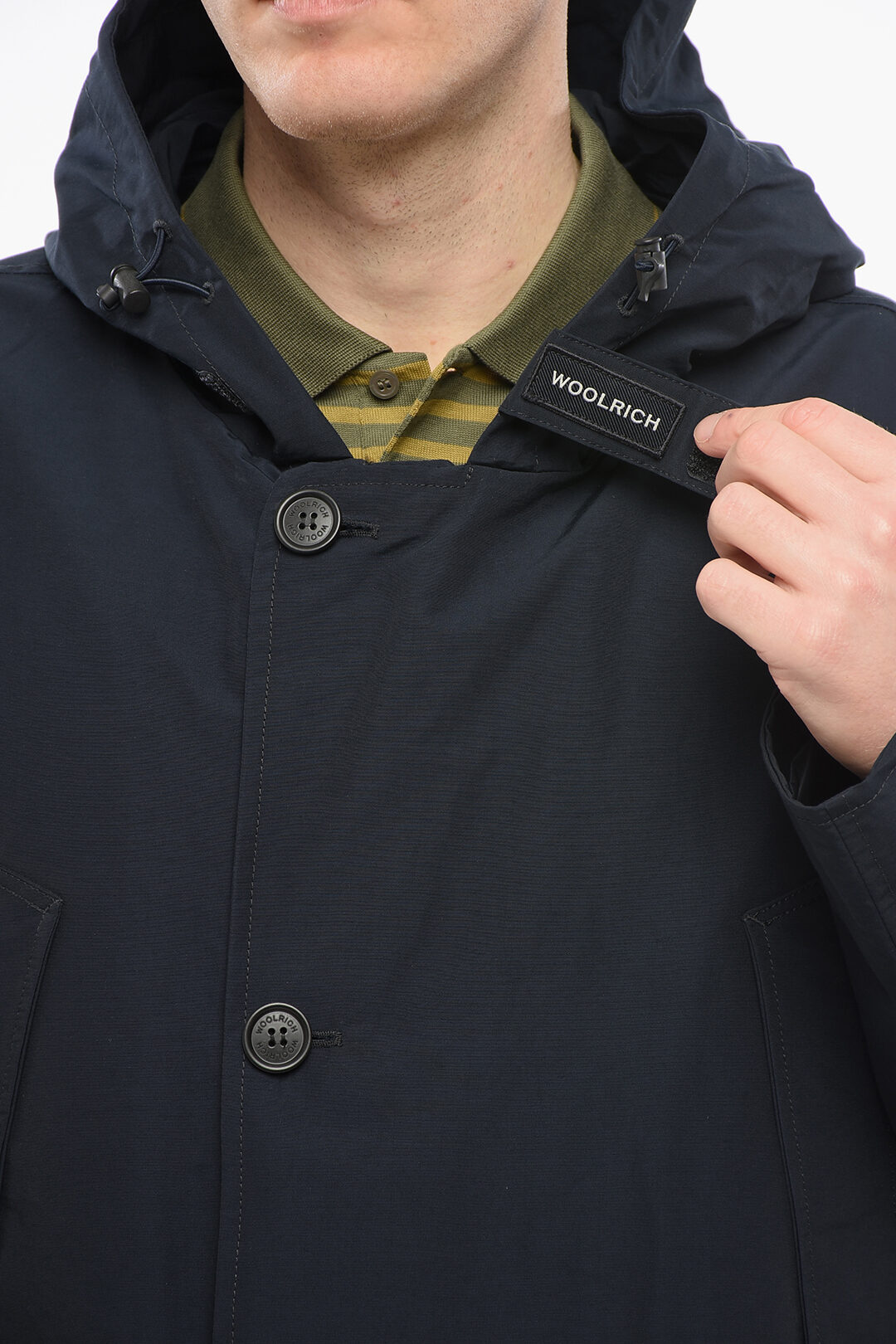 Woolrich Lined Lightweight Cotton Blend Utility Jacket men - Glamood Outlet