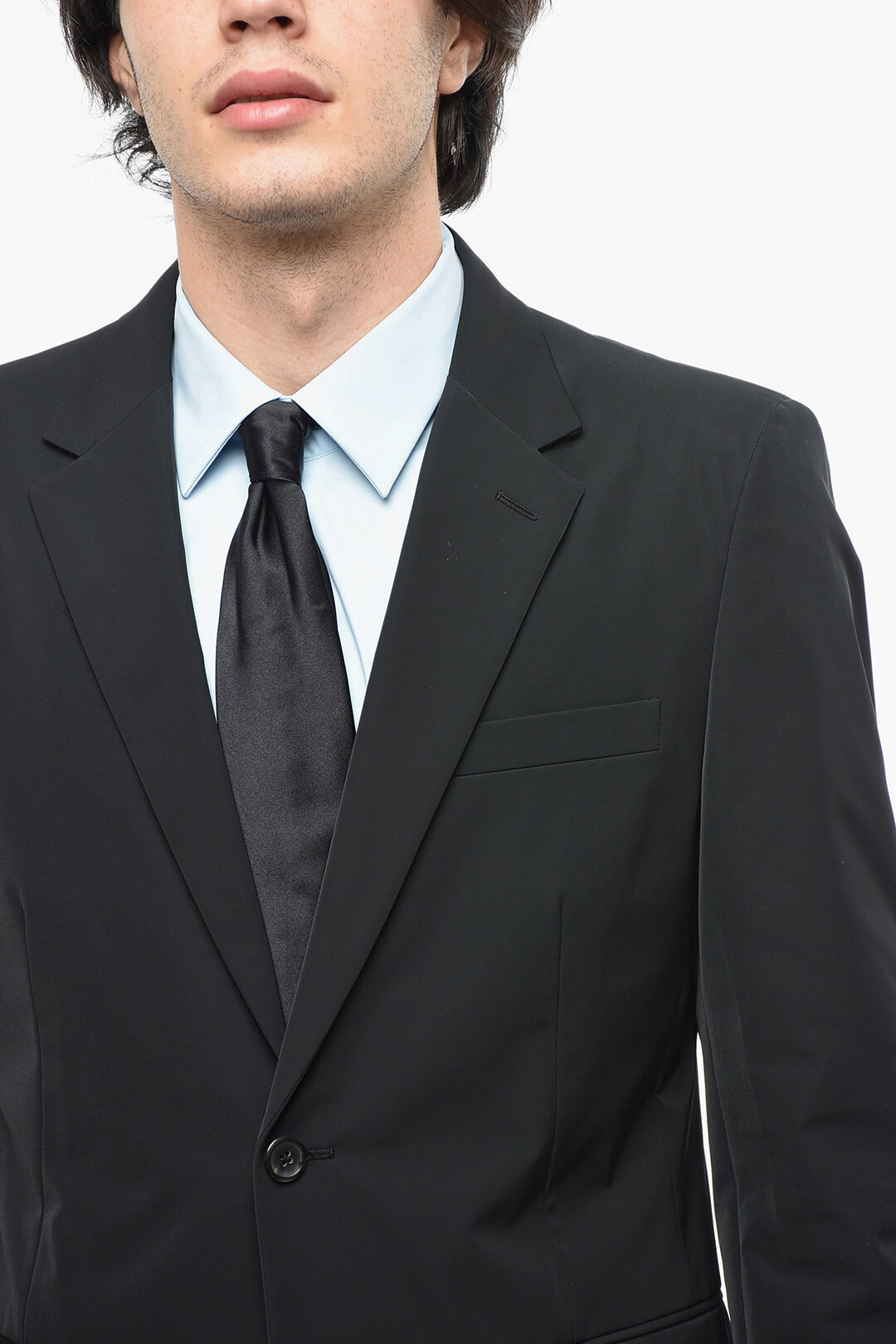 Prada Lined Nylon Suit with Flap Pockets men - Glamood Outlet