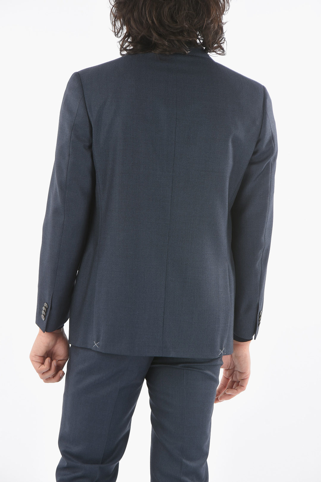 Corneliani Lined Suit with Flap Pocket and Trousers with Pinces men ...