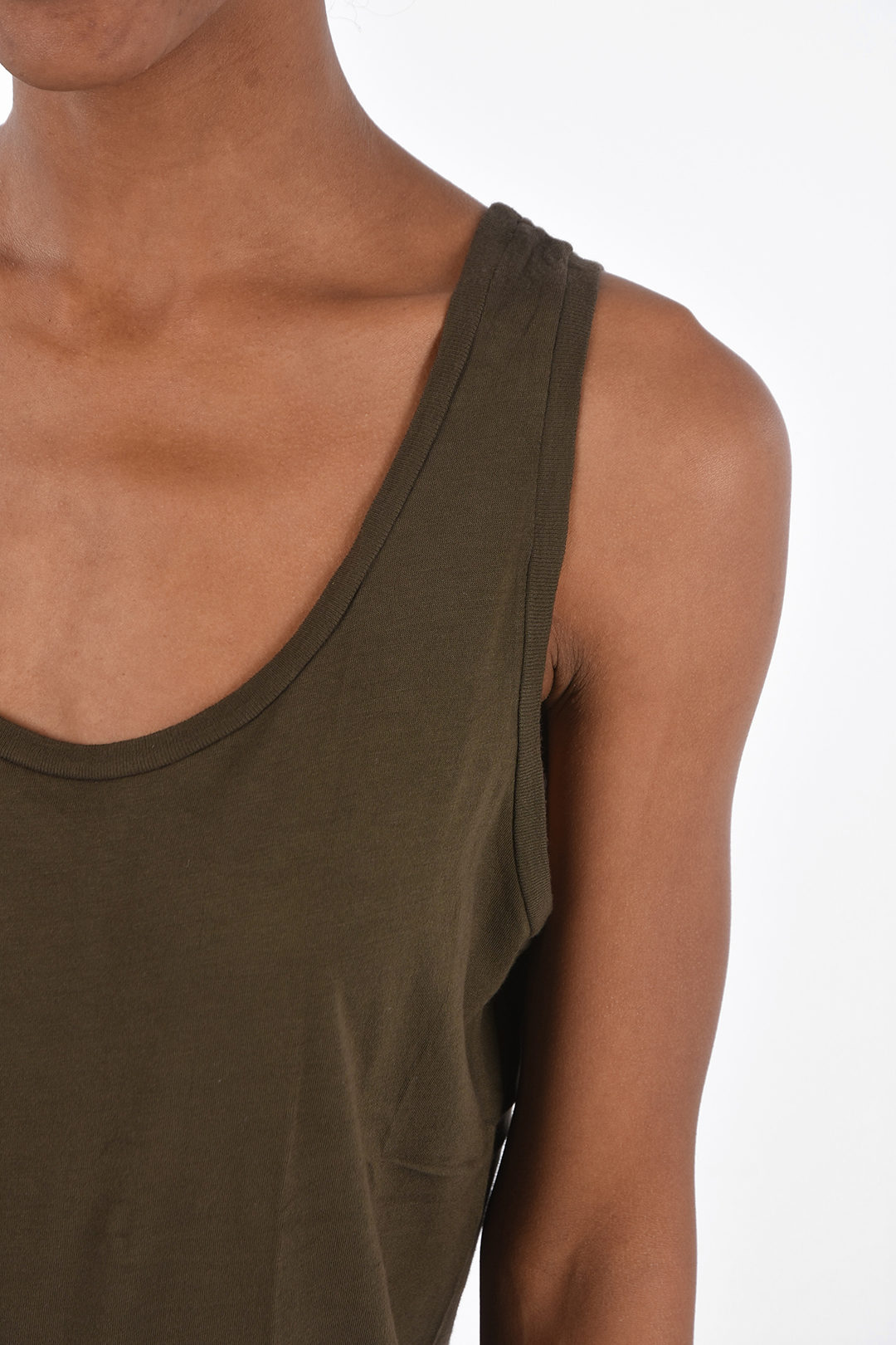 Miu Miu Logo Embroidered Tank Top women - Glamood Outlet