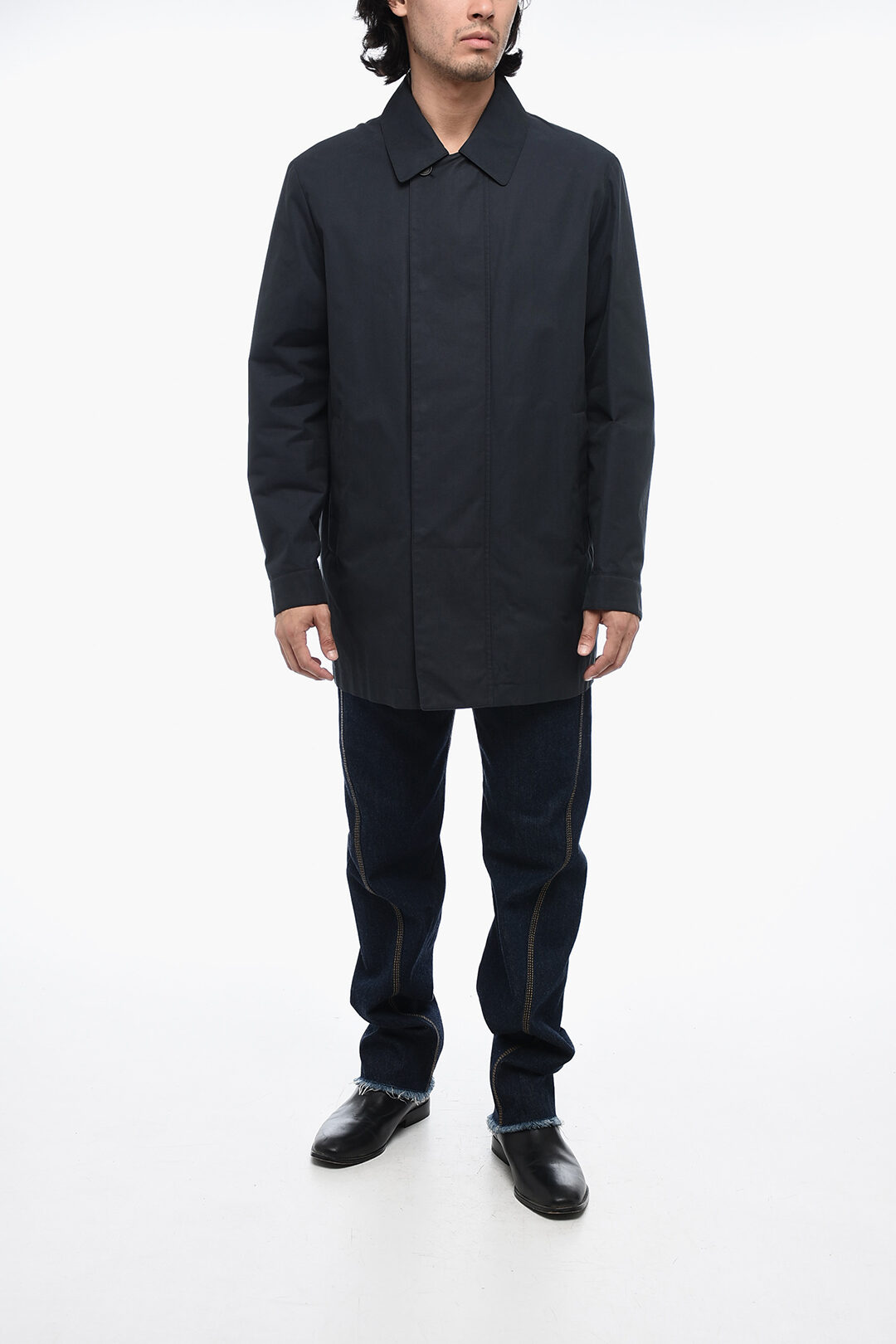 Corneliani Long Overshirt with Hidden Placket men - Glamood Outlet