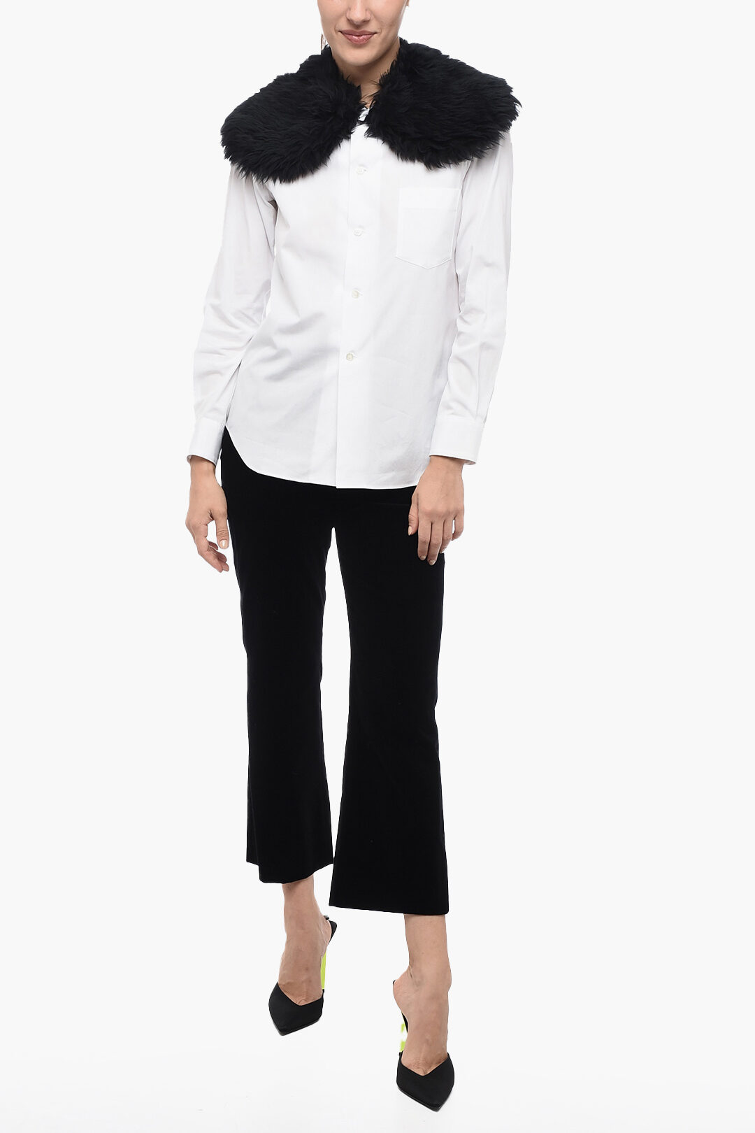 Comme Des Garçons Long Sleeved Shirt With Statement Collar women ...