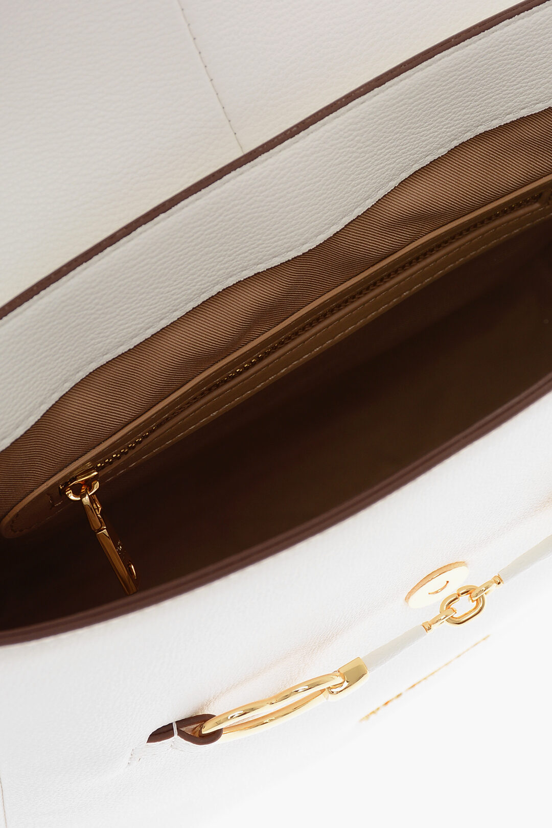 Moschino LOVE Faux Leather Backpack with Heart-Shaped Clamps women ...