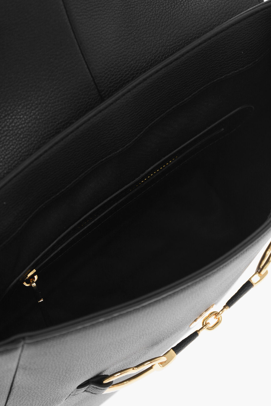 Moschino LOVE Faux Leather Backpack with Heart-Shaped Clamps women ...