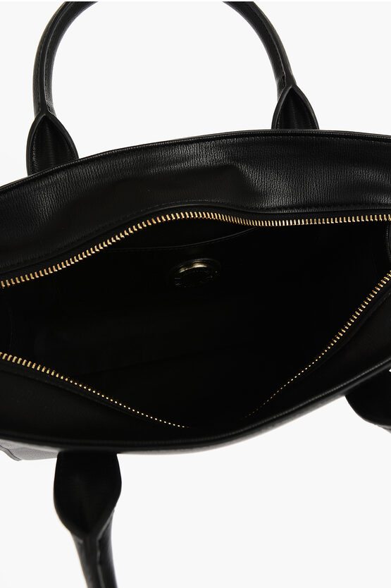 Moschino LOVE Solid Color Tote Bag with Golden Logo women - Glamood Outlet