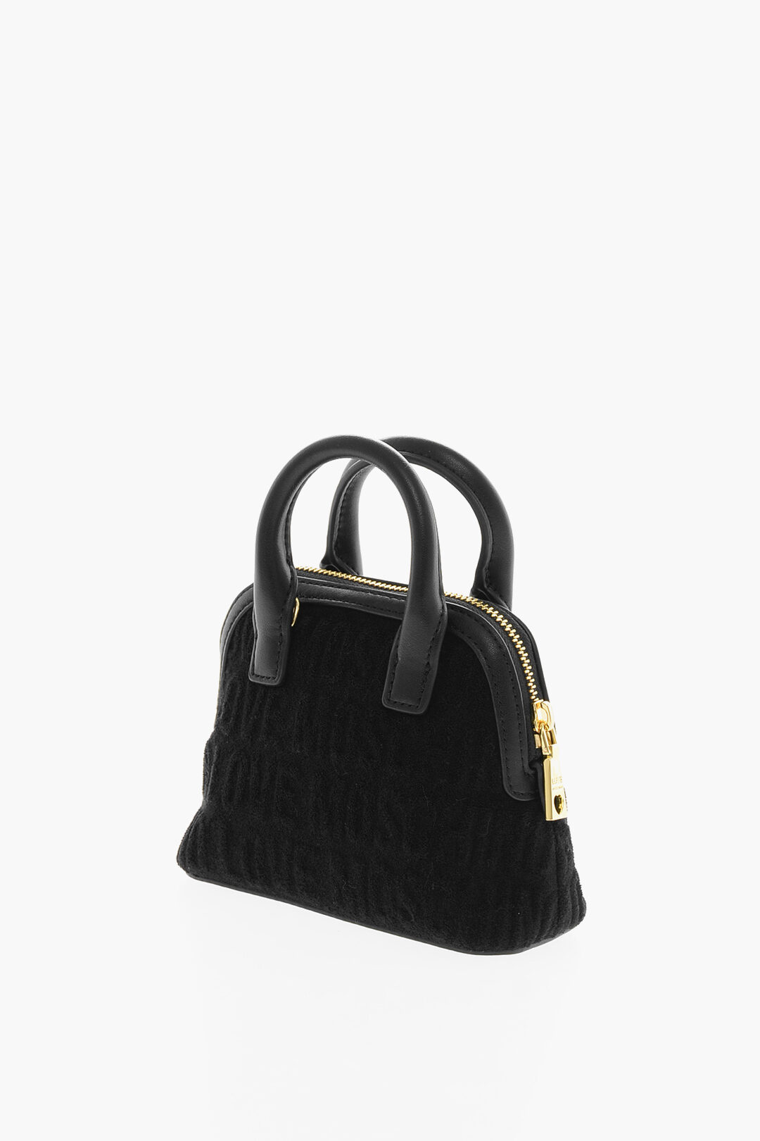 Moschino LOVE Sponge Mini Bag with All-over Embossed Logo women ...