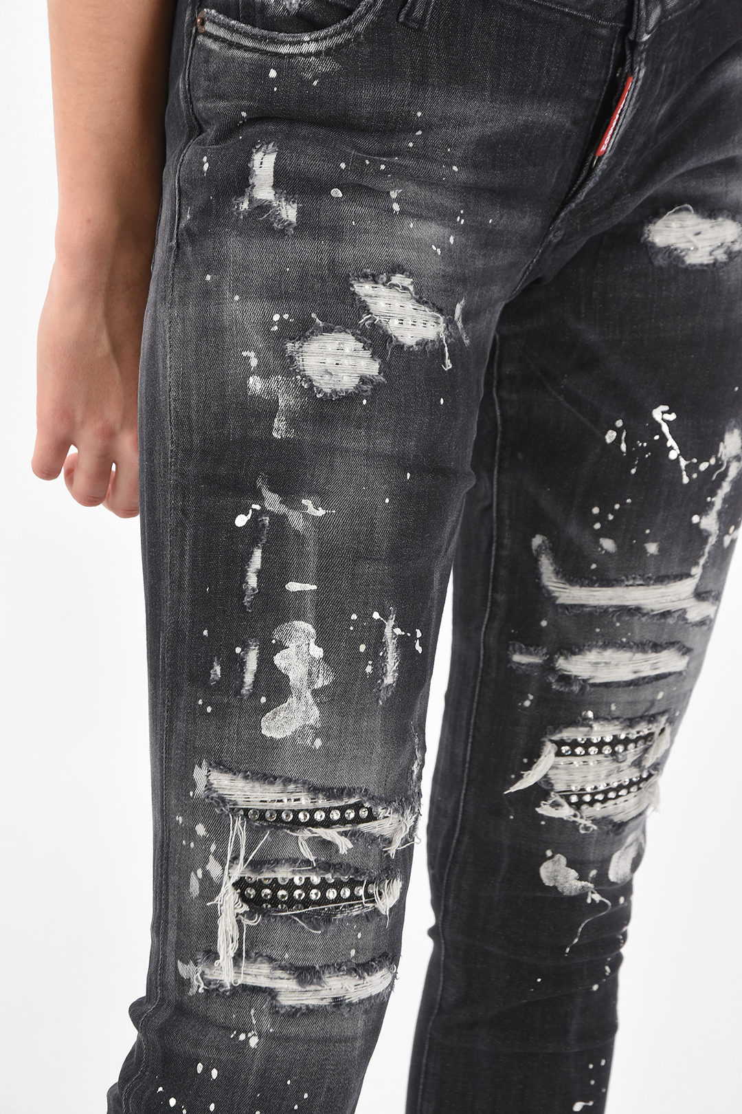 Dsquared2 Low Rise JENNIFER CROPPED Skinny Fit Jeans women Dsquared2 Low Rise JENNIFER CROPPED Skinny Fit Jeans women