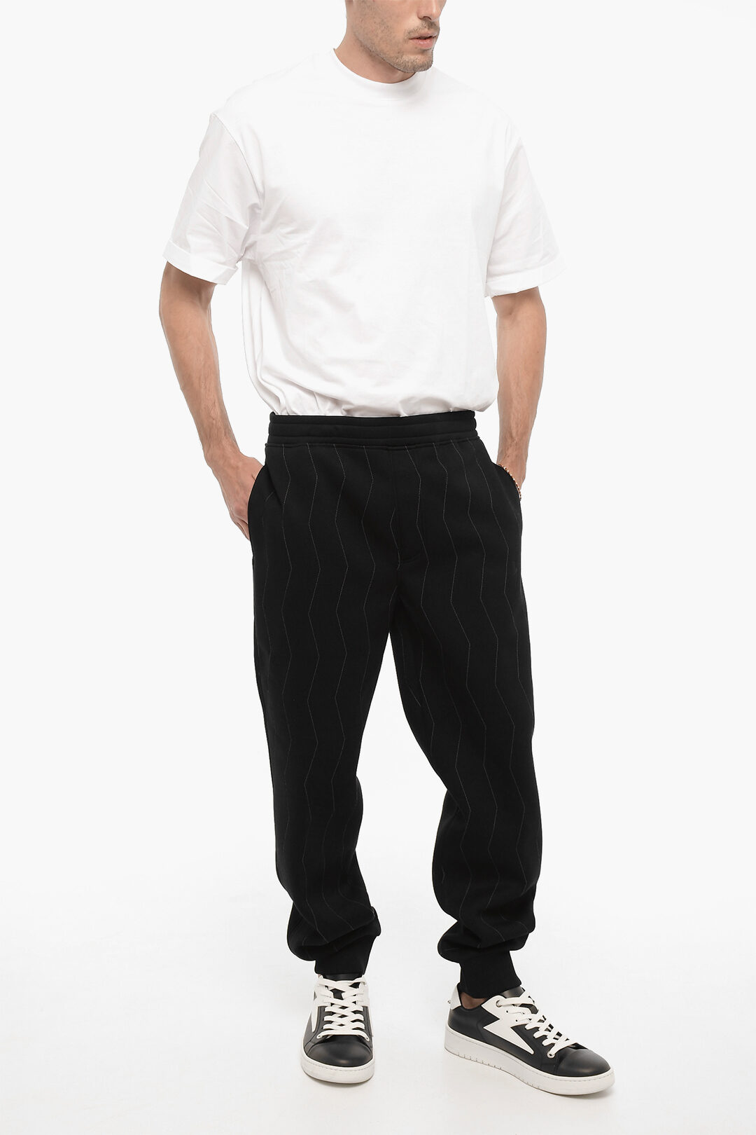 Neil Barrett Low-Rise Loose Fit Casual Pants men - Glamood Neil Barrett Low-Rise Loose Fit Casual Pants men - Glamood