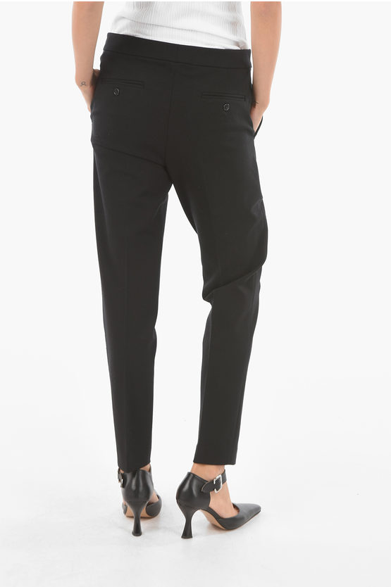 Fay Low Rise Pants With 4 Pockets And Snap Hook Closure Women Glamood Outlet