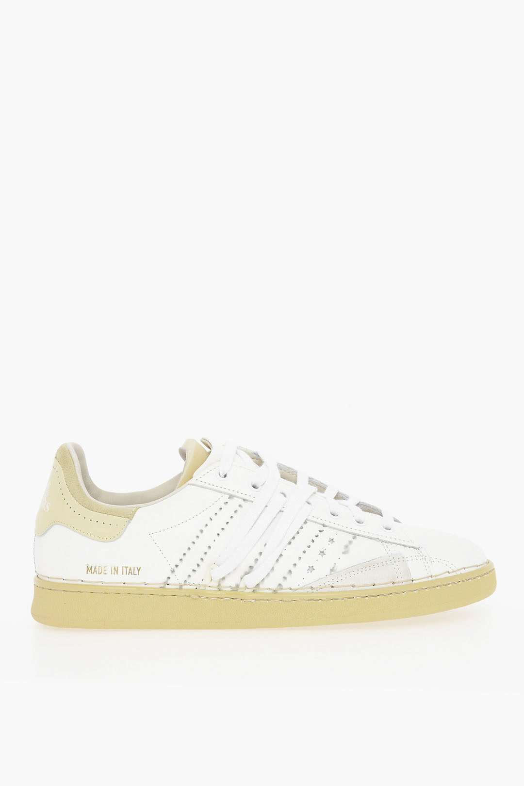 Hidnander Low-top Leather STRIPELESS ULTIMATE Sneakers With Rubber Sole ...