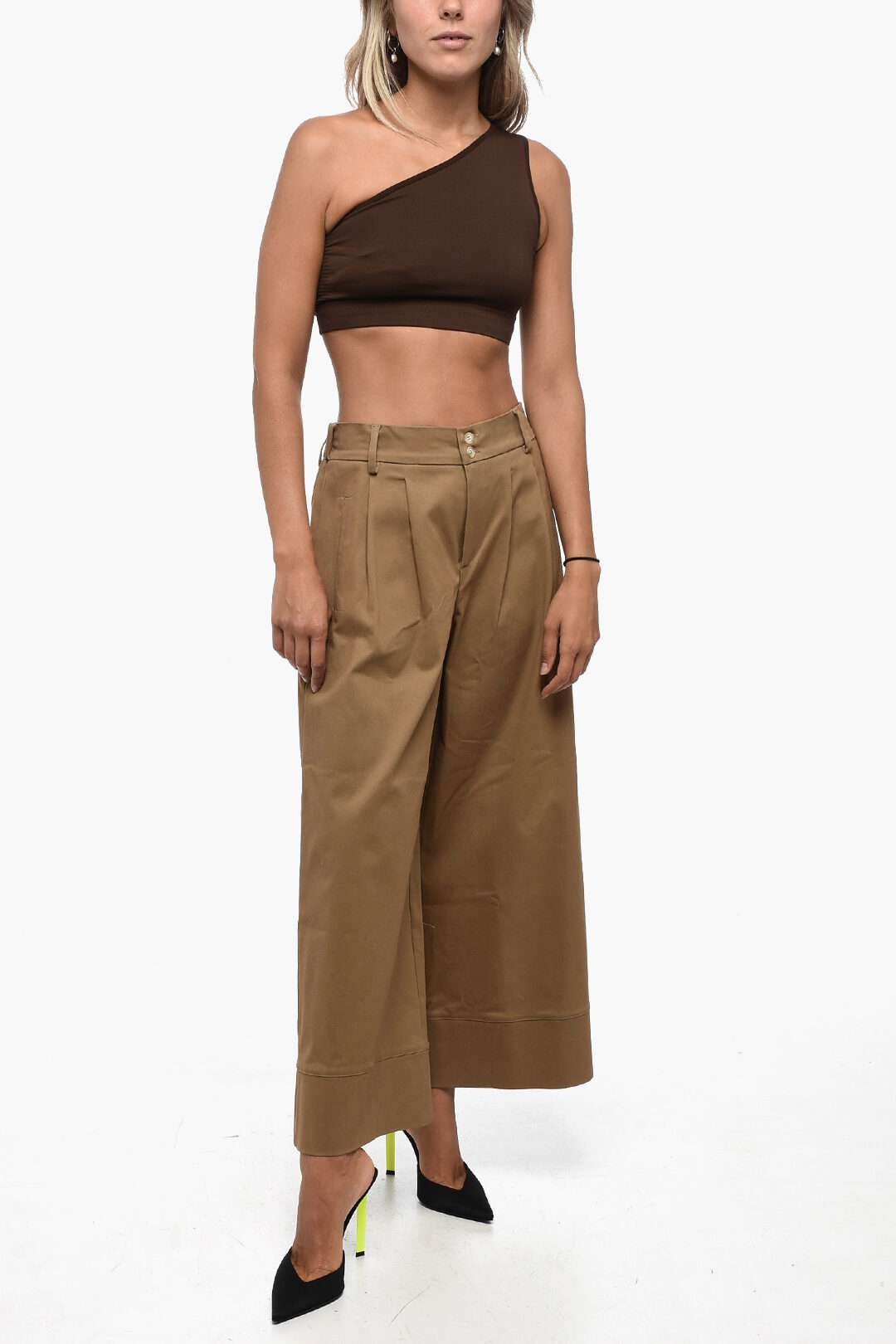 Rick Owens LUXOR One-Shoulder ATHENA Crop Top women - Glamood Outlet