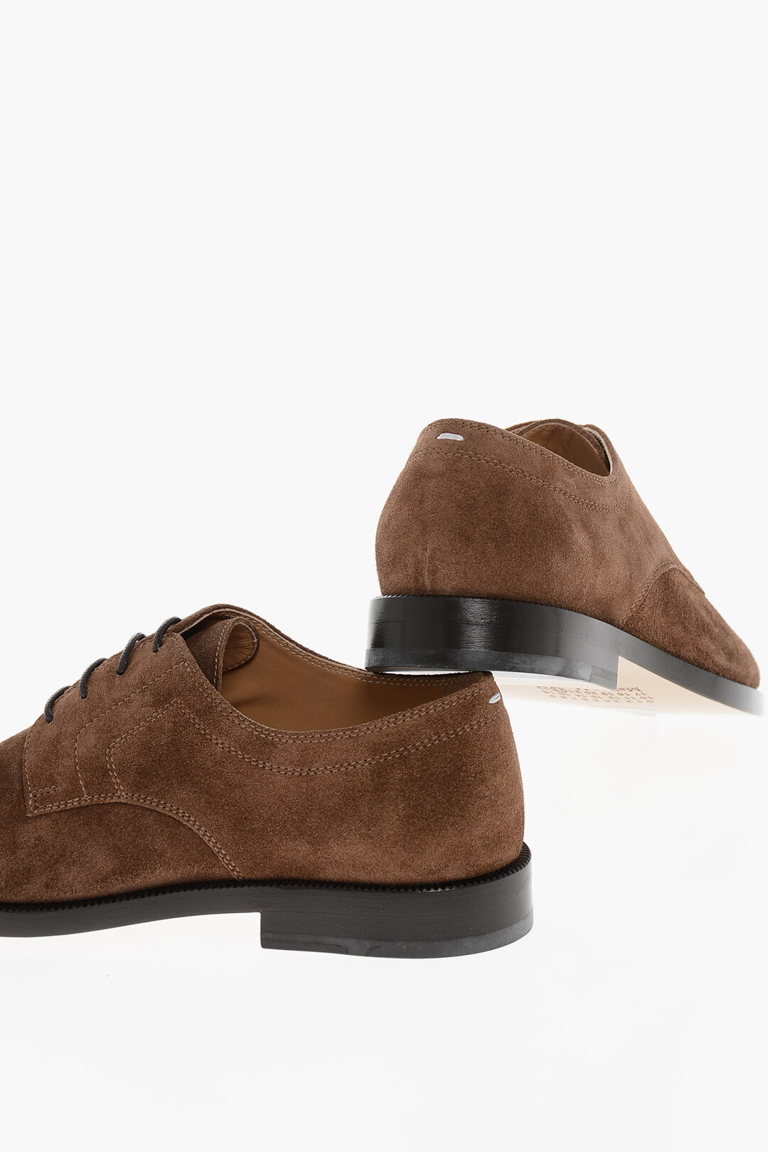 Maison Margiela M22 Tabi Toe Suede Derby Shoes women - Glamood Outlet