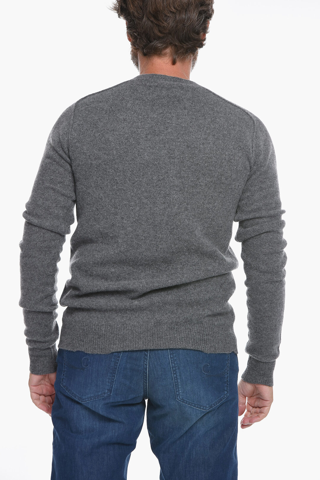 Bottega Veneta Maglia Girocollo in Puro Cashmere uomo - Glamood Outlet Bottega Veneta Maglia Girocollo in Puro Cashmere uomo - Glamood Outlet