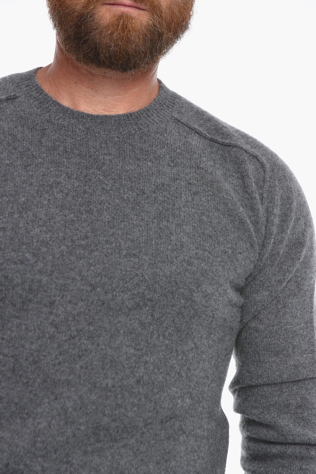 Bottega Veneta Maglia Girocollo in Puro Cashmere uomo - Glamood Outlet Bottega Veneta Maglia Girocollo in Puro Cashmere uomo - Glamood Outlet