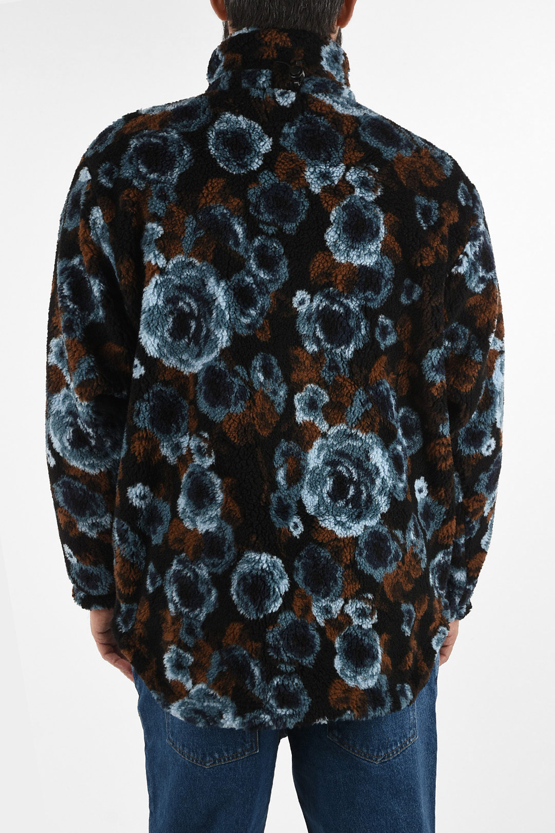 Napapijri MARTINE ROSE full zip Roses-Print Teddy T-EMIN Napapijri MARTINE ROSE full zip Roses-Print Teddy T-EMIN