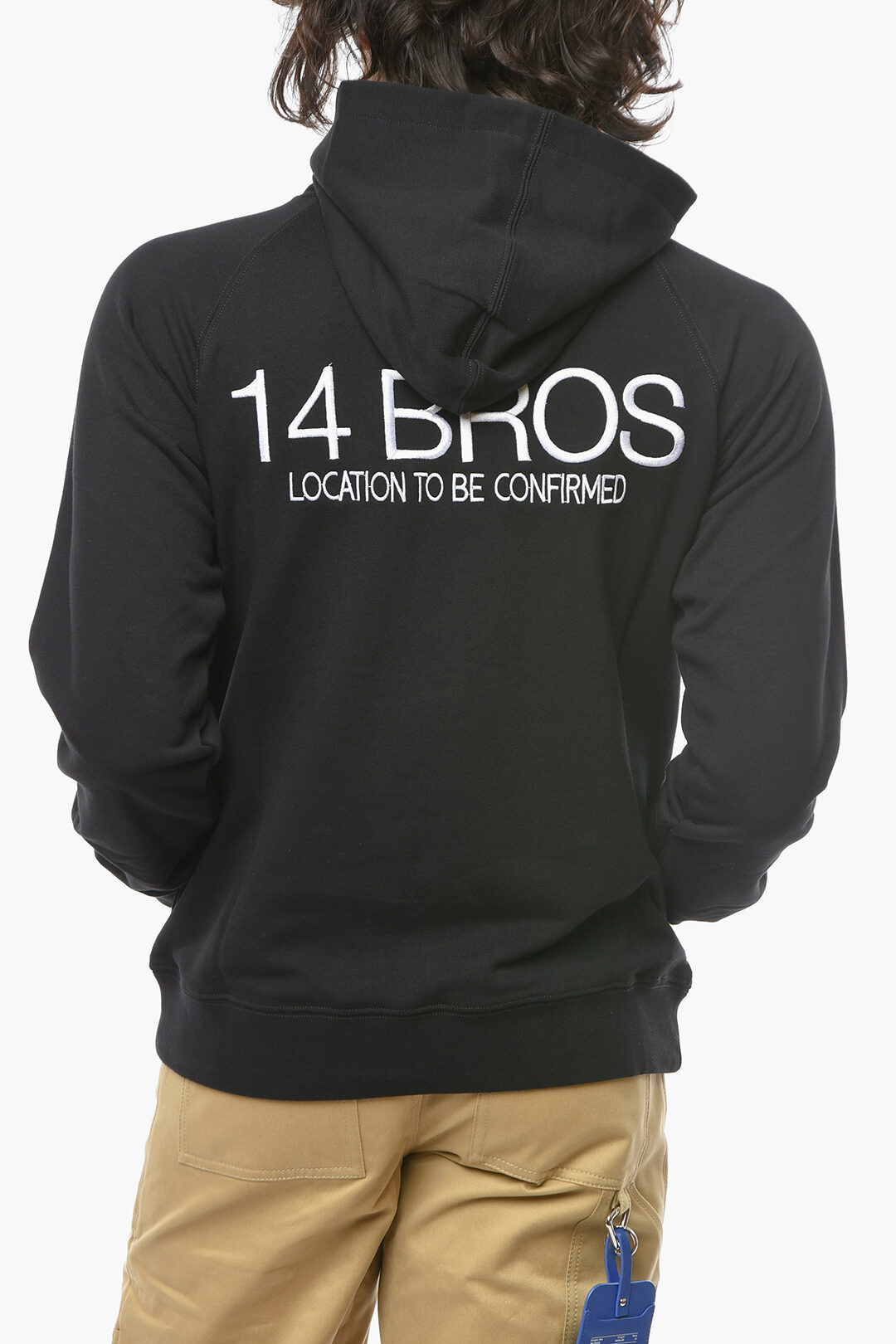 14 BROS Maxi Patch pocket Hoodie with Tbc Embroidery men - Glamood Outlet