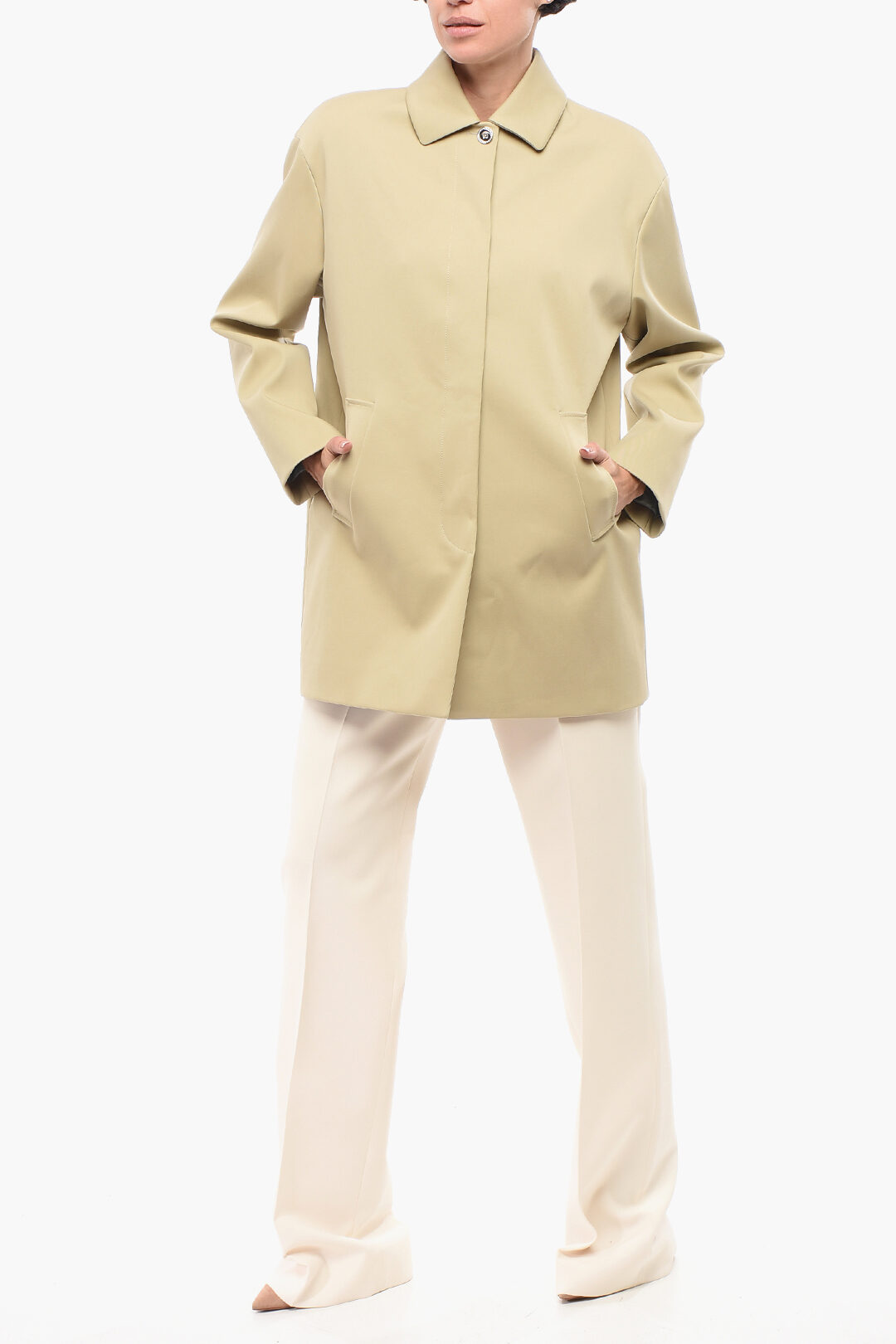 Versace Medusa Coat with Hidden Placket women - Glamood Outlet