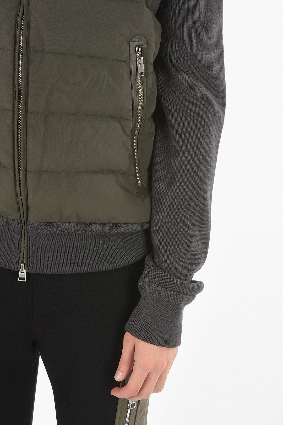 Tom Ford Merino Wool Quilted Jacket with Funnel Neck men - Glamood Outlet