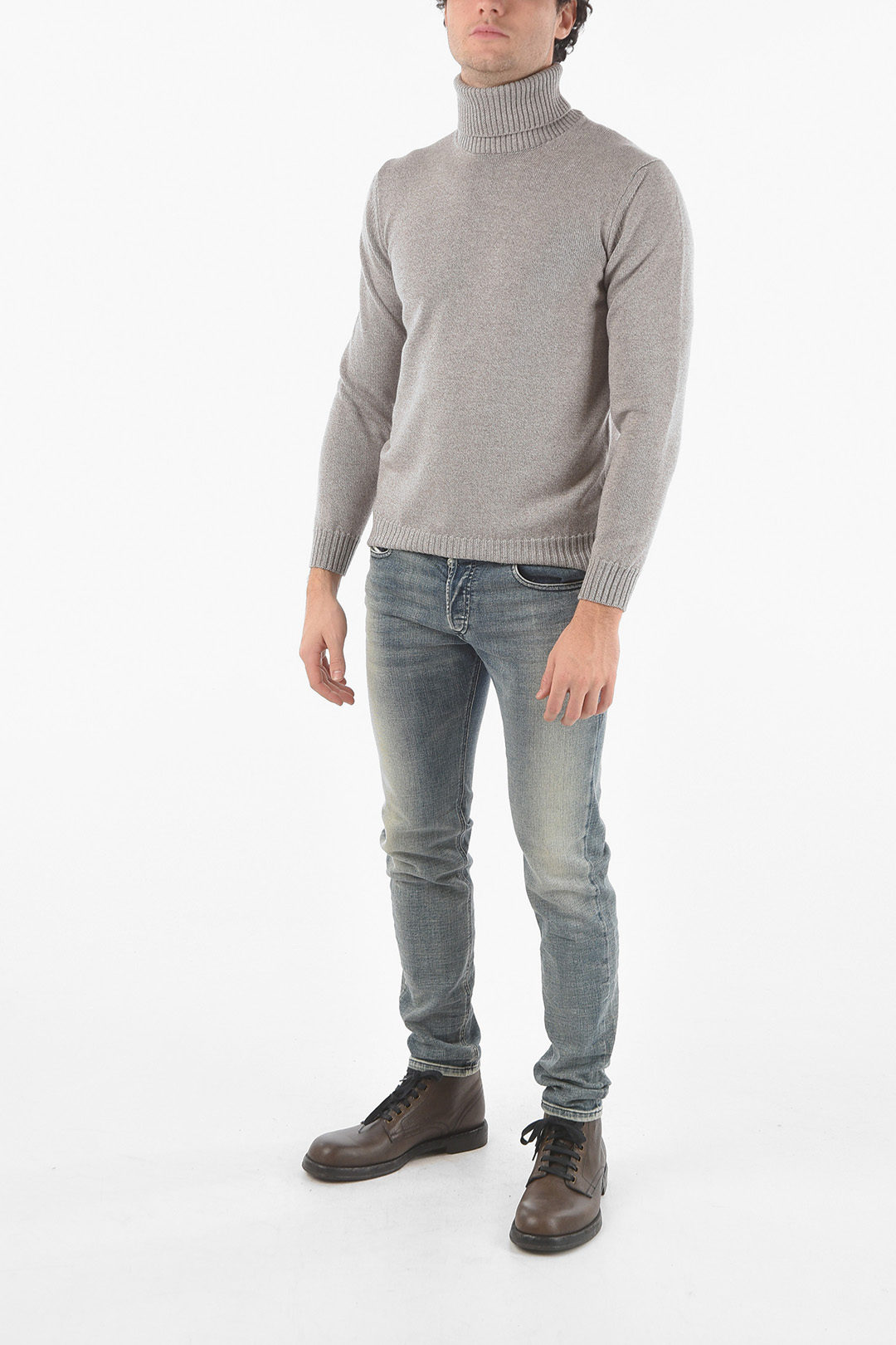 Altea Merino Wool Turtle-neck Sweater men - Glamood Outlet