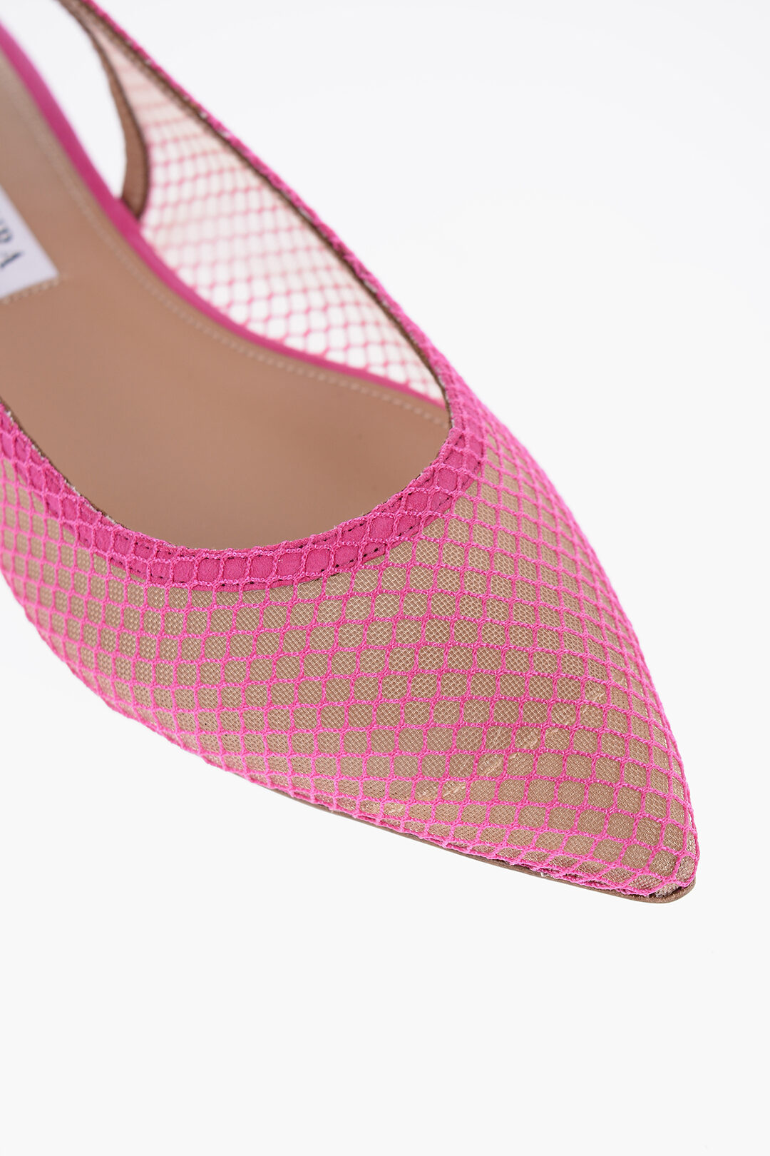 Aquazzura Mesh And Suede Ballet Flats with Point Toe women - Glamood Outlet