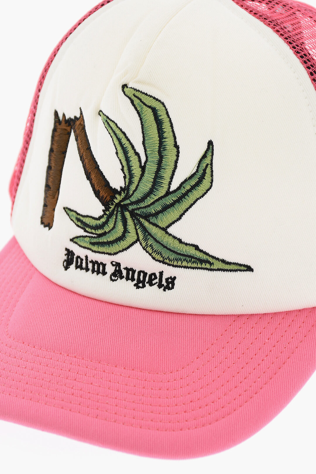 Palm Angels Mesh Baseball Cap with Embroidery men - Glamood Outlet