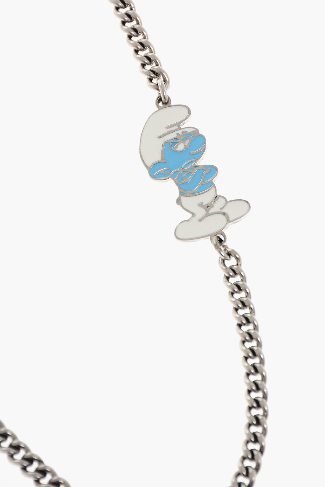 Dsquared2 Metal Logo-Chain Necklace SMURFS men - Glamood Outlet