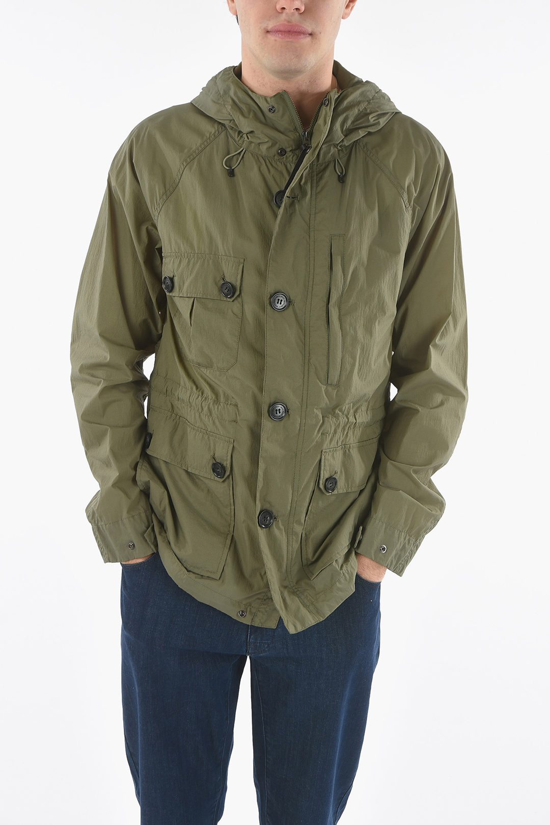 Woolrich Micro Ripstop LIGHT MOUNTAIN Windbreaker men - Glamood Outlet