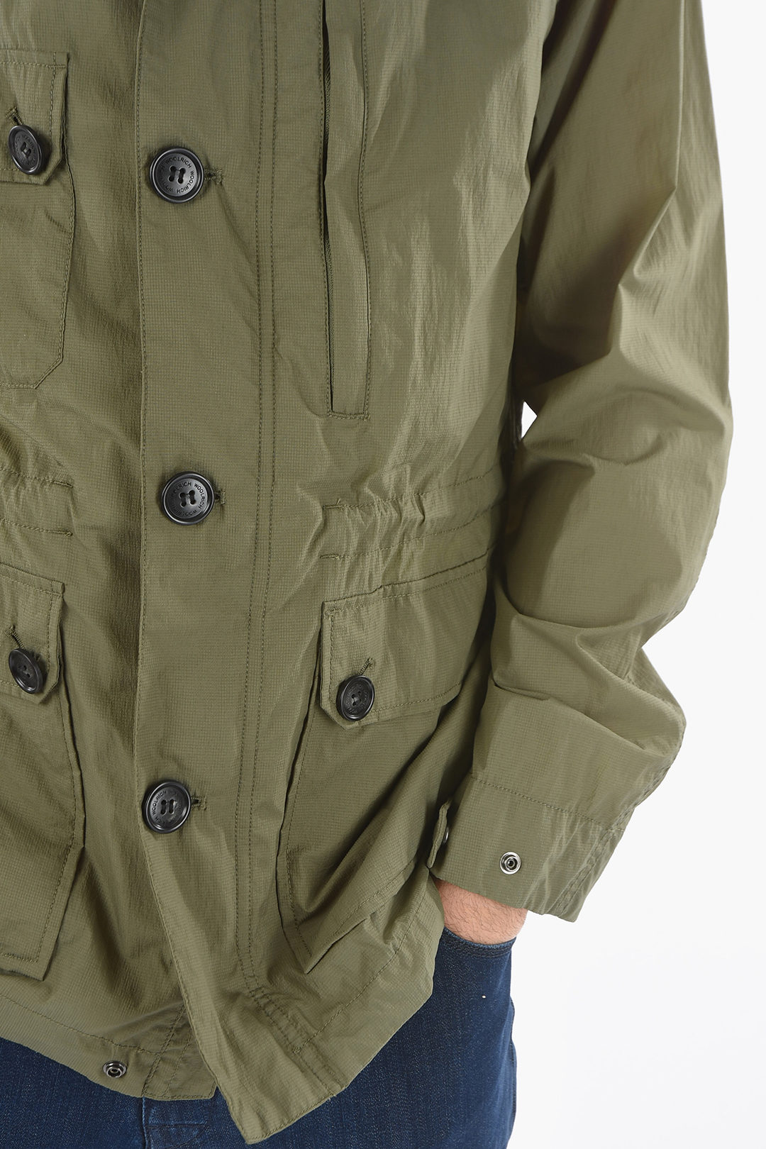 Woolrich Micro Ripstop LIGHT MOUNTAIN Windbreaker men - Glamood Outlet