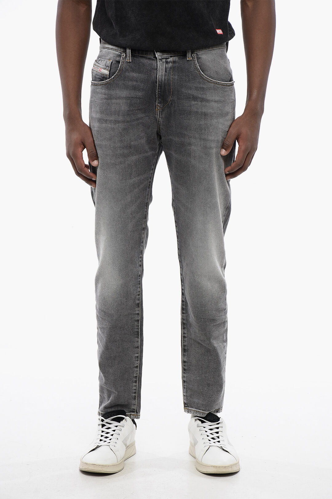 Diesel Mid Waist 2019 D-STRUKT Slim Fit Jeans 16cm L32 men - Glamood Outlet