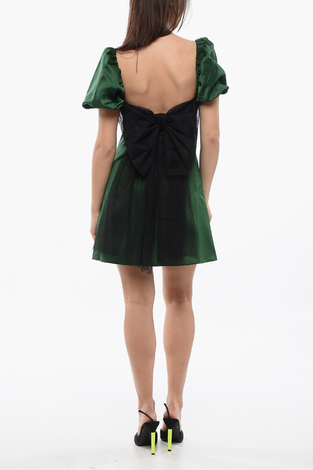 Viktor & Rolf Mini Dress With Lego Of Mutton Sleeves And Bow Detail ...