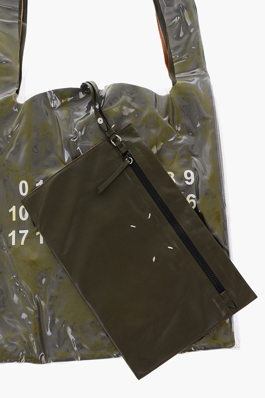 Maison Margiela MM11 Sheer Shopping Bag with leather inner men ...