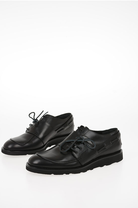 Maison Margiela MM22 Leather Double Laces Derby Shoes men - Glamood Outlet