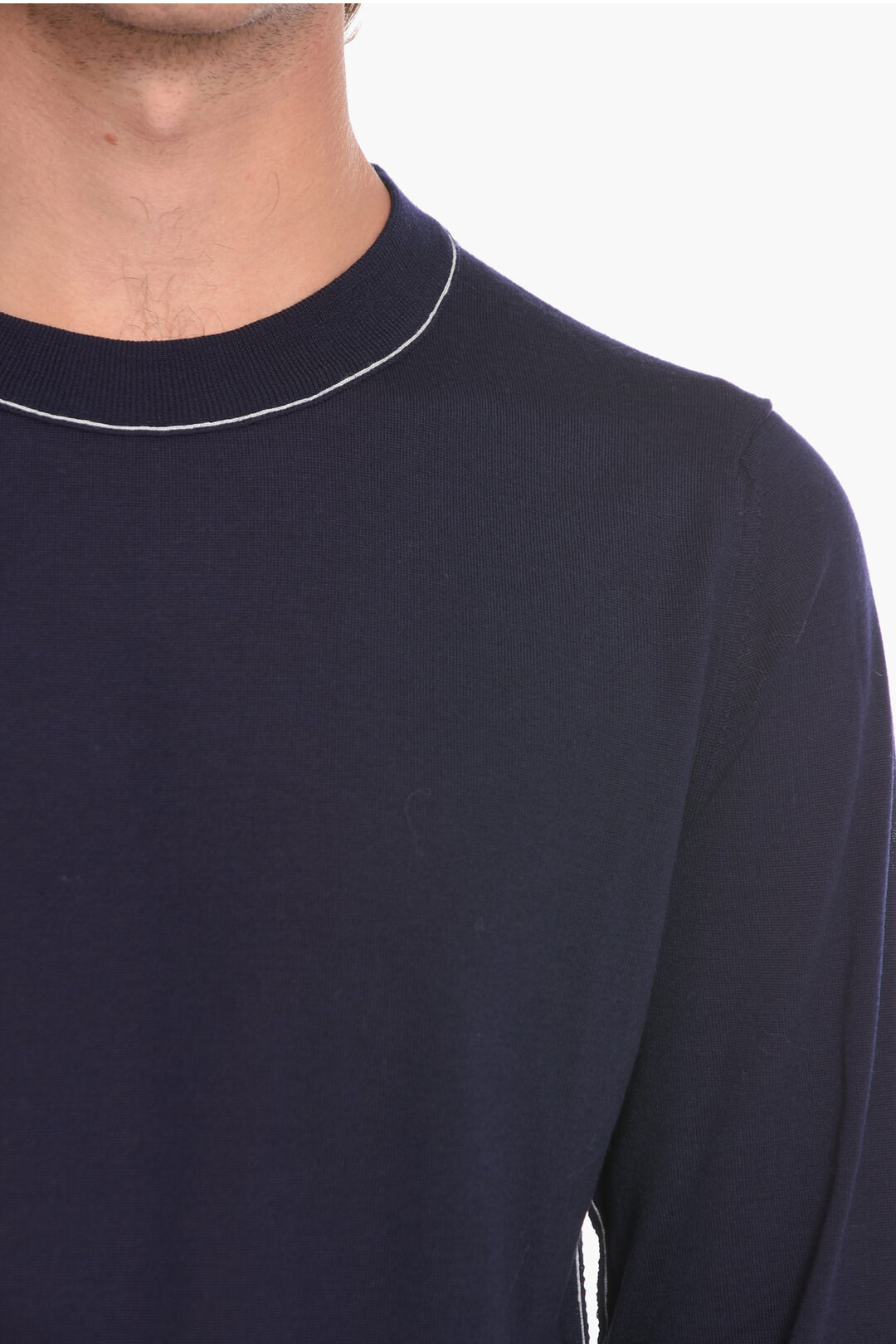 Maison Margiela MM4 Crew Neck INSIDE-OUT UNISEX Sweater with Visible ...