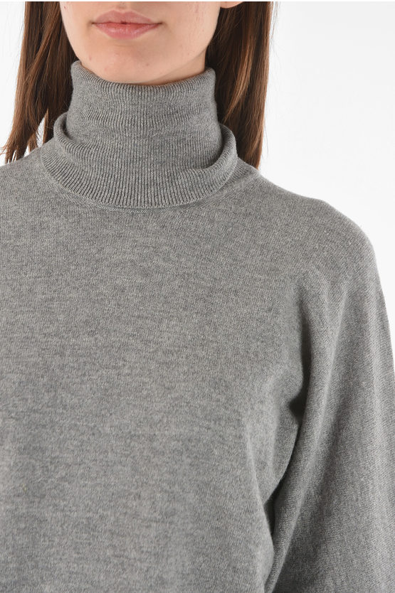 Maison Margiela MM4 Maglia a Collo Alto in Lana e Cashmere women ...