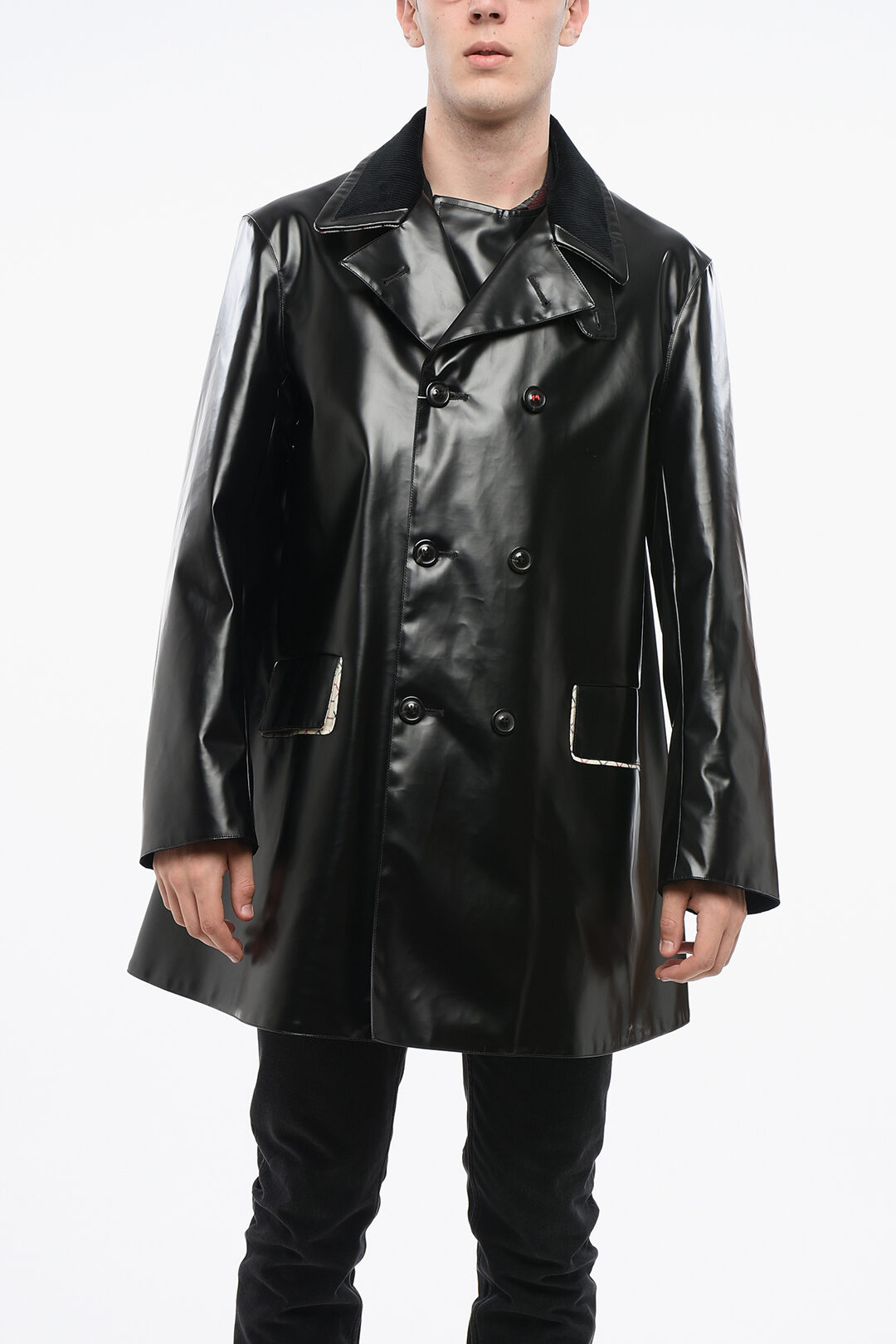 Maison Margiela MM4 MM14 Waterproof Trench with Velvet Collar men ...