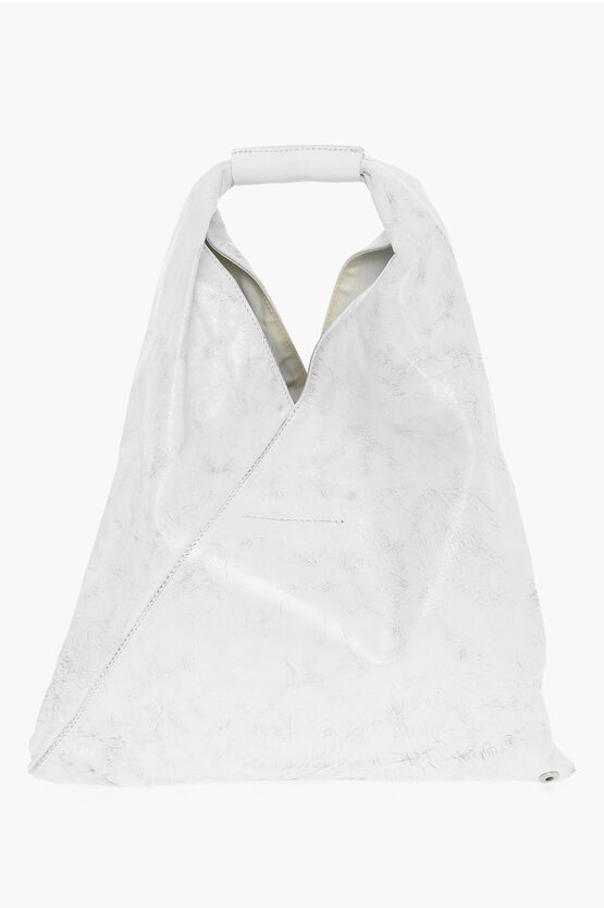 Maison Margiela MM6 Acid Wash-Effect Leather JAPANESE Shoulder Bag ...