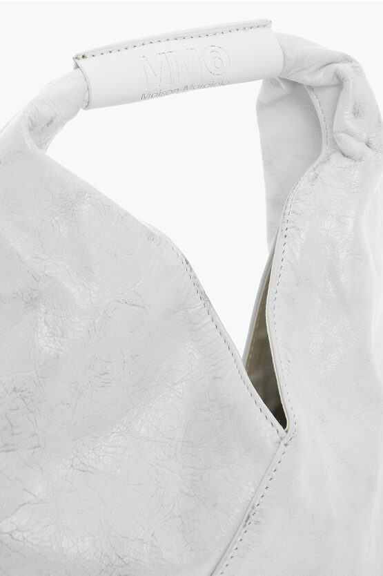 Maison Margiela MM6 Acid Wash-Effect Leather JAPANESE Shoulder Bag ...
