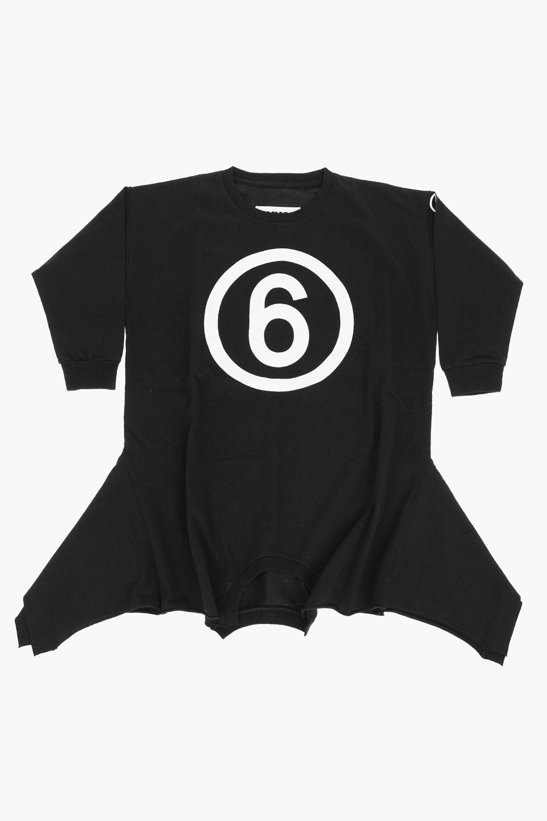 Maison Margiela MM6 Contrasting Logo Oversized Tee Dress girls ...