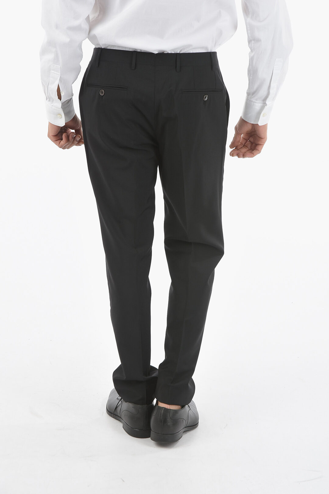 Corneliani mohair and virgin wool ACADEMY CERIMONIA jetted pocket ...