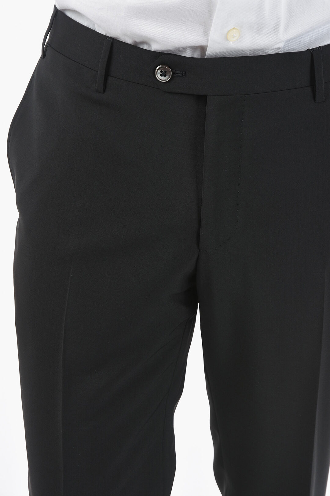 Corneliani mohair and virgin wool ACADEMY CERIMONIA jetted pocket ...