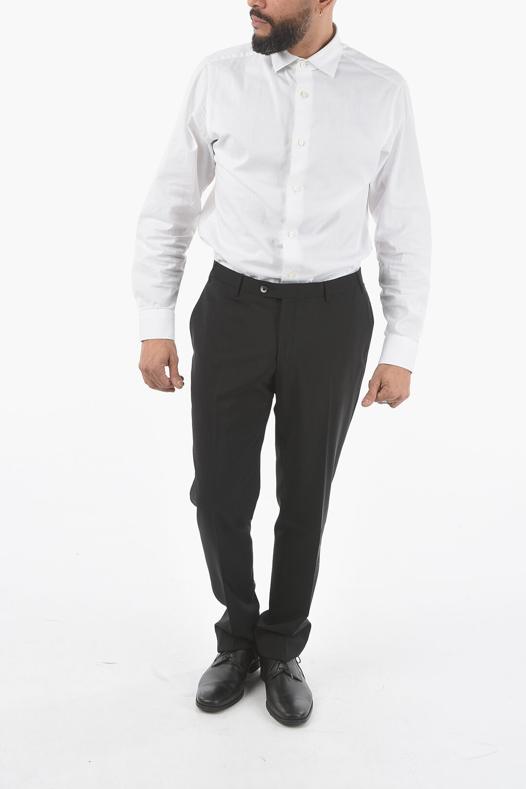 Corneliani mohair and virgin wool ACADEMY CERIMONIA jetted pocket ...