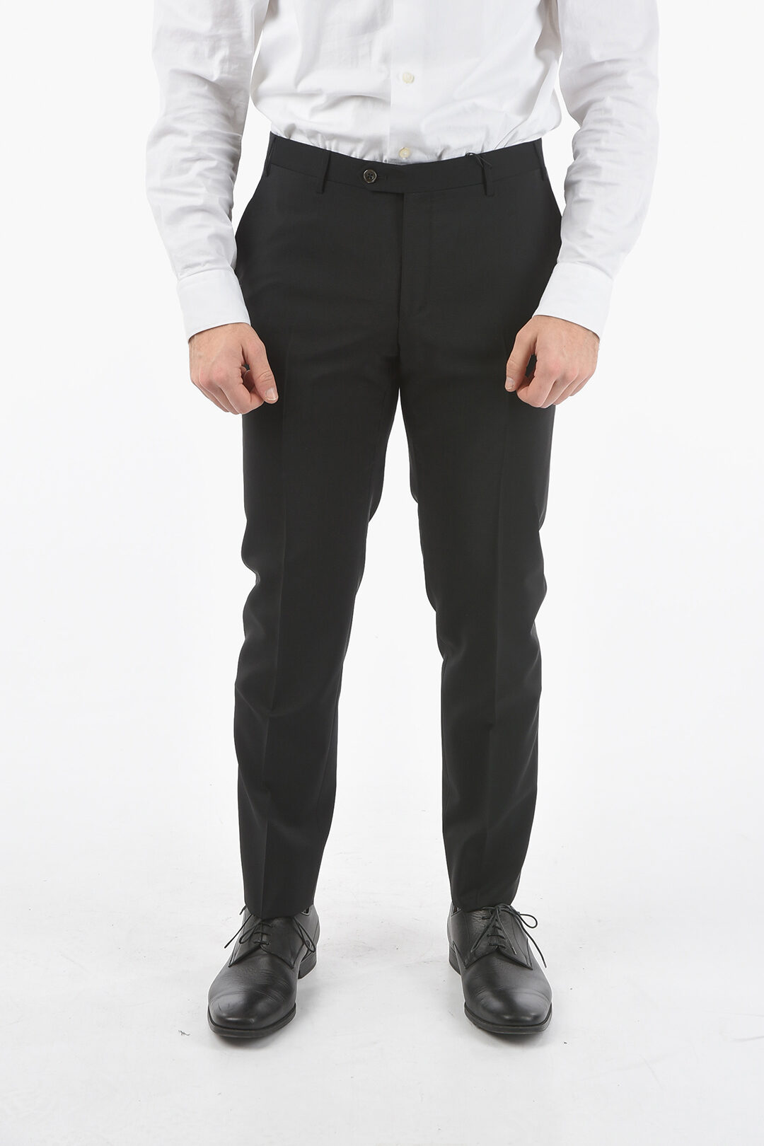 Corneliani mohair and virgin wool ACADEMY CERIMONIA jetted pocket ...